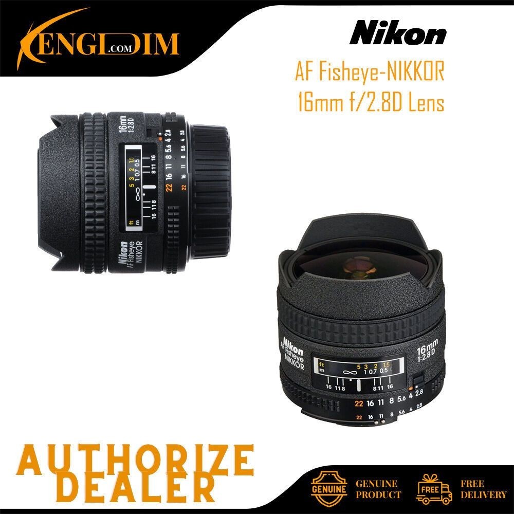 Nikon AF Fisheye-NIKKOR 16mm f/2.8D Lens (Nikon Malaysia Warranty) | Shopee Malaysia