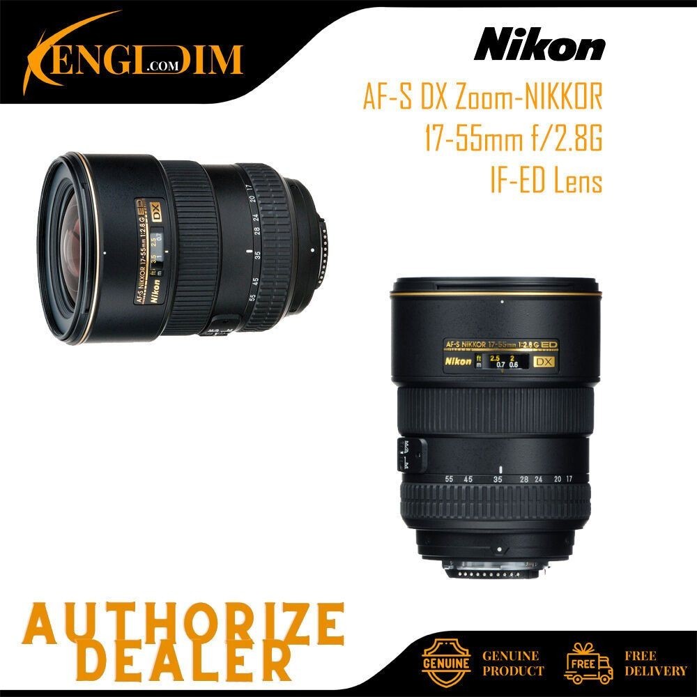 Nikon AF-S DX Zoom-NIKKOR 17-55mm f/2.8G IF-ED (Nikon Malaysia Warranty ...
