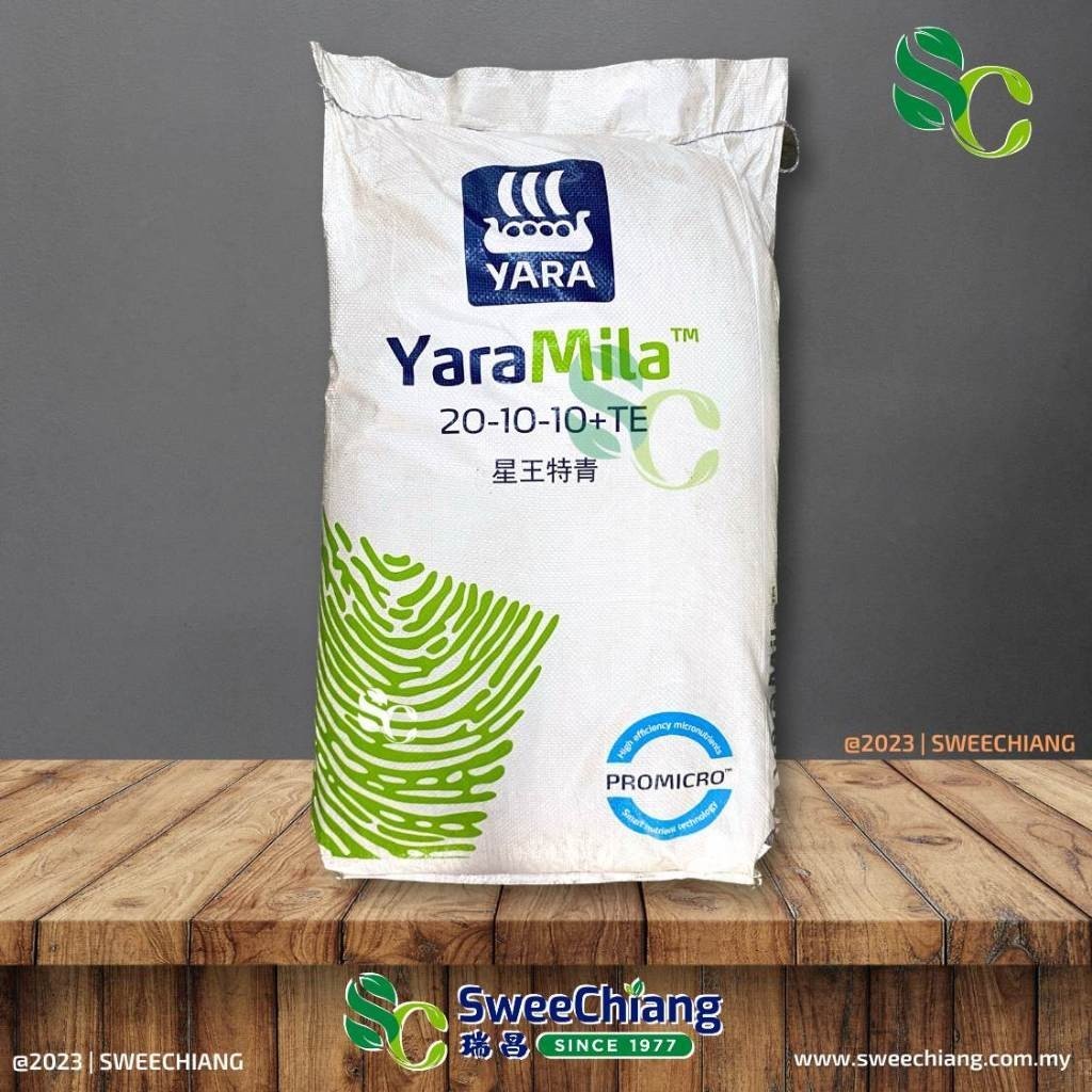 Yara YaraMila 20-10-10+TE 50kg (Granular compound fertilizer / Baja gemuk High N Nitrate ...