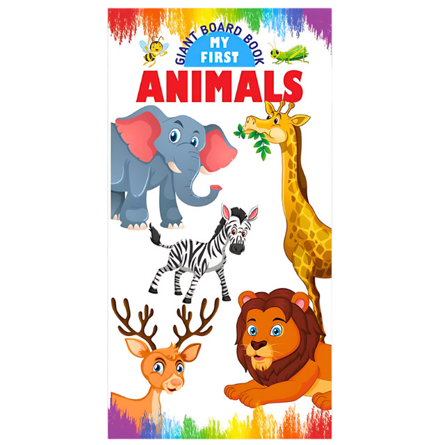 (BBW) GIANT TALL BOARD BOOK: MY FIRST ANIMALS (ISBN: 9788119172863 ...