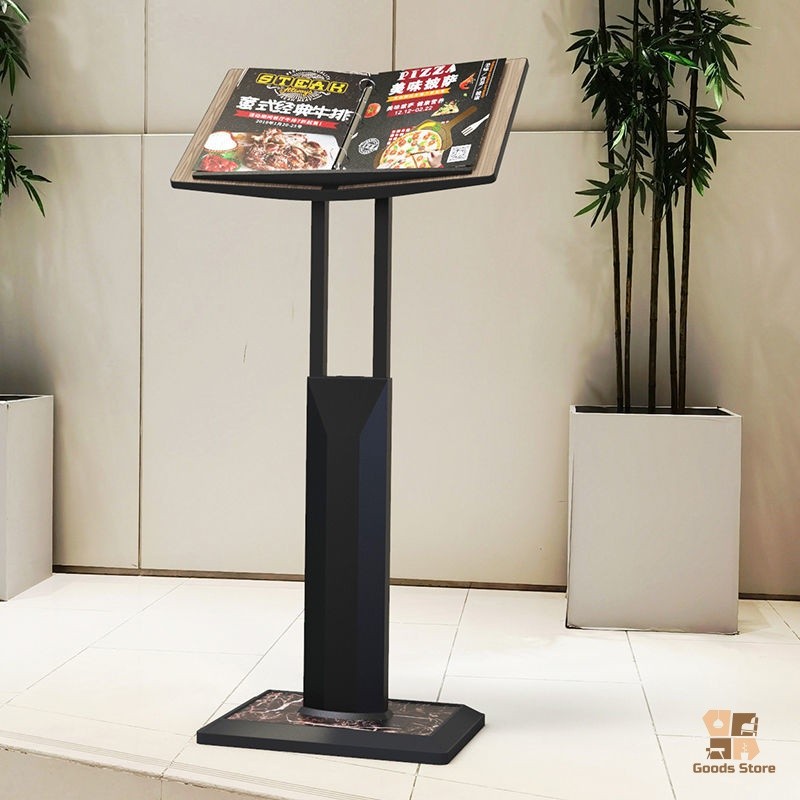 Podium lifting contract rack sales office display rack menu loose-leaf ...
