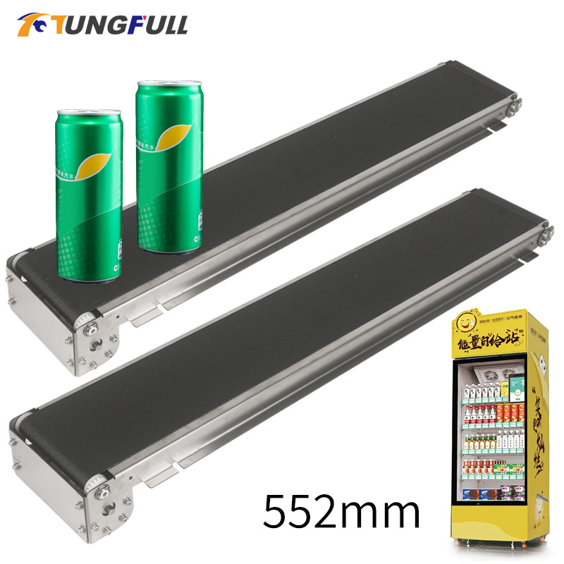 24V 552mm Stainless Steel Mini Conveyor Vending Machine Mini Conveyor ...