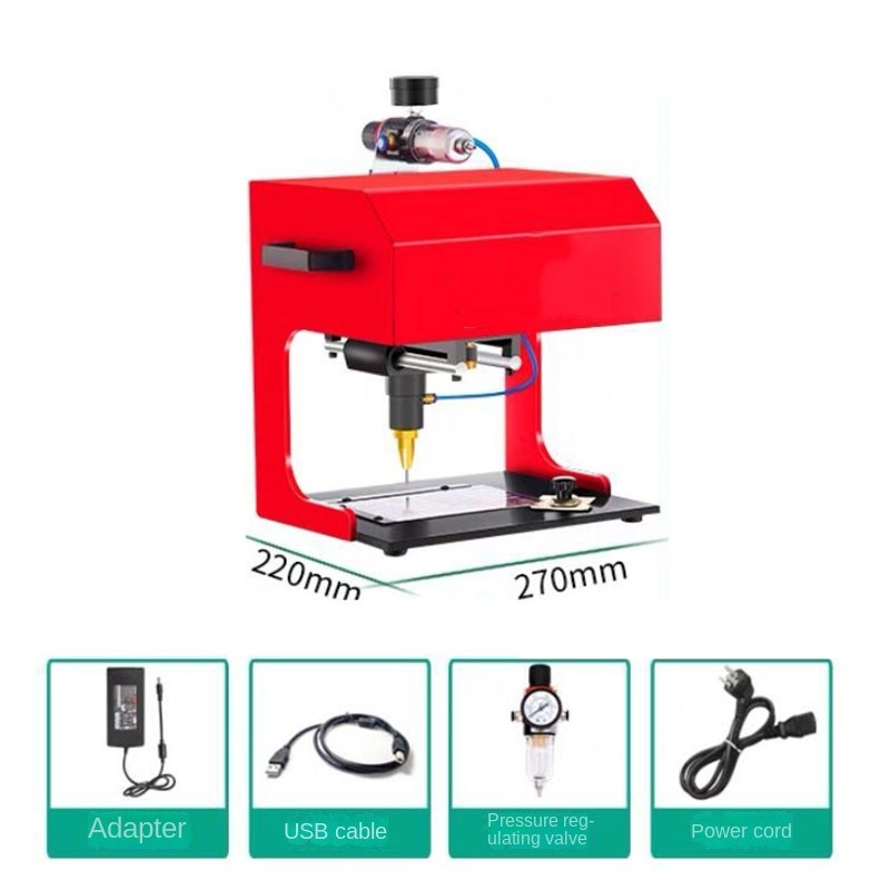 170 Pneumatic electric marking machine 300w desktop nameplate car ...