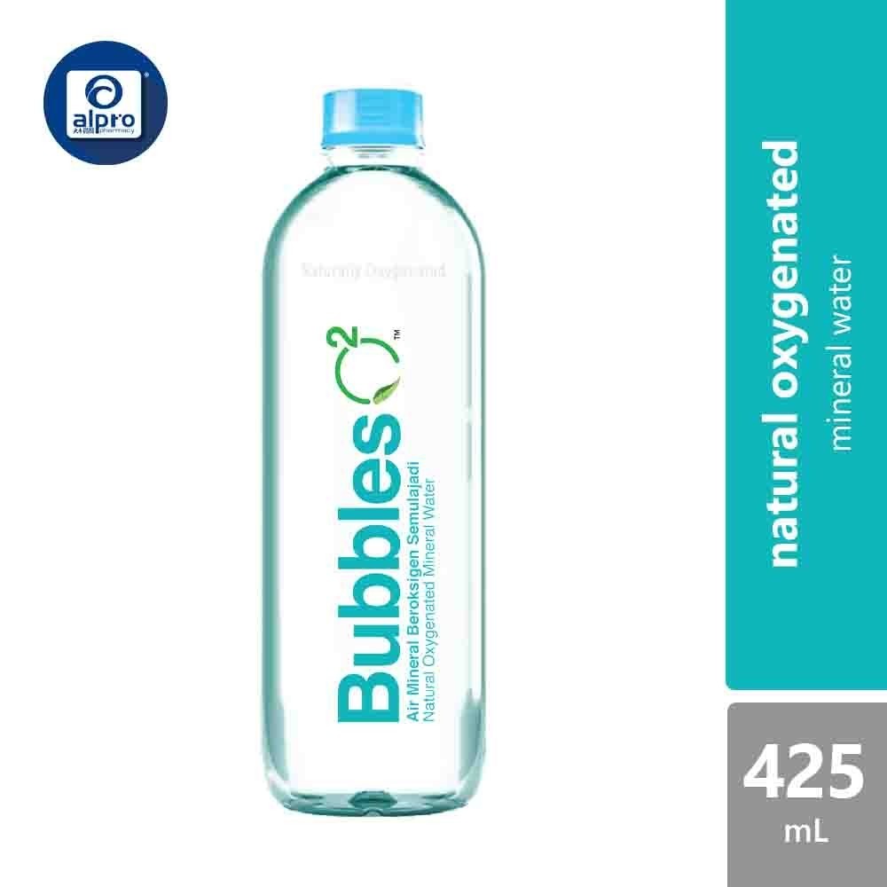 Bubbles O2 Natural Oxygenated Mineral Water 425ml | Shopee Malaysia