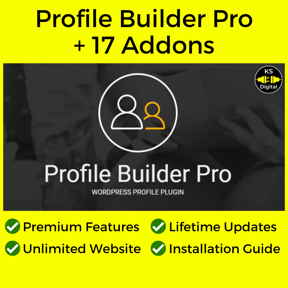 [Latest] Profile Builder Pro + 17 Addons WordPress Plugin (Free Updates ...