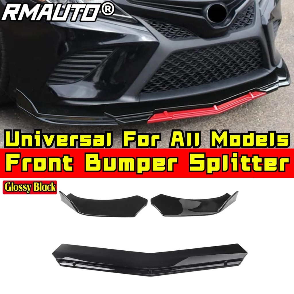 Universal Front Bumper Lip Bumper Guard Bumper Cover Car Front Bumper ...