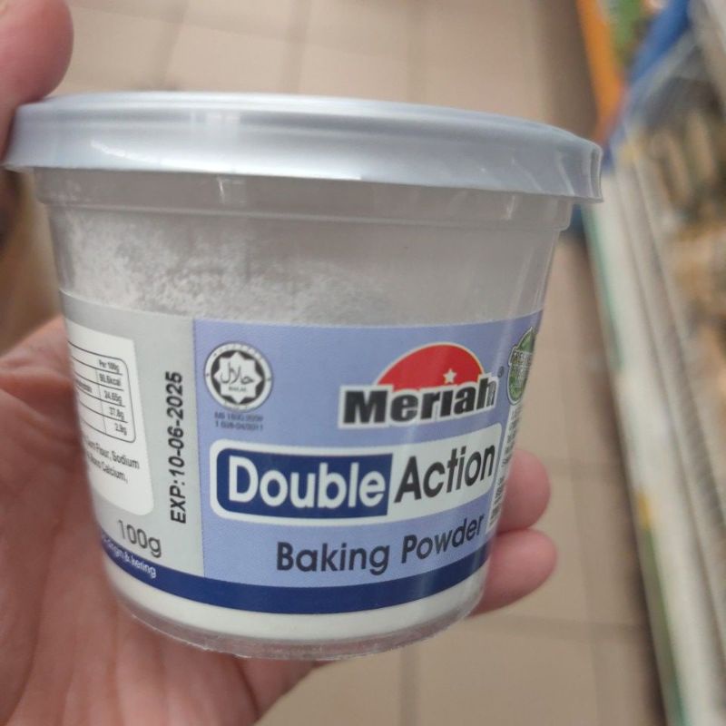 MERIAH DOUBLE ACTION BAKING POWDER (100G) | Shopee Malaysia