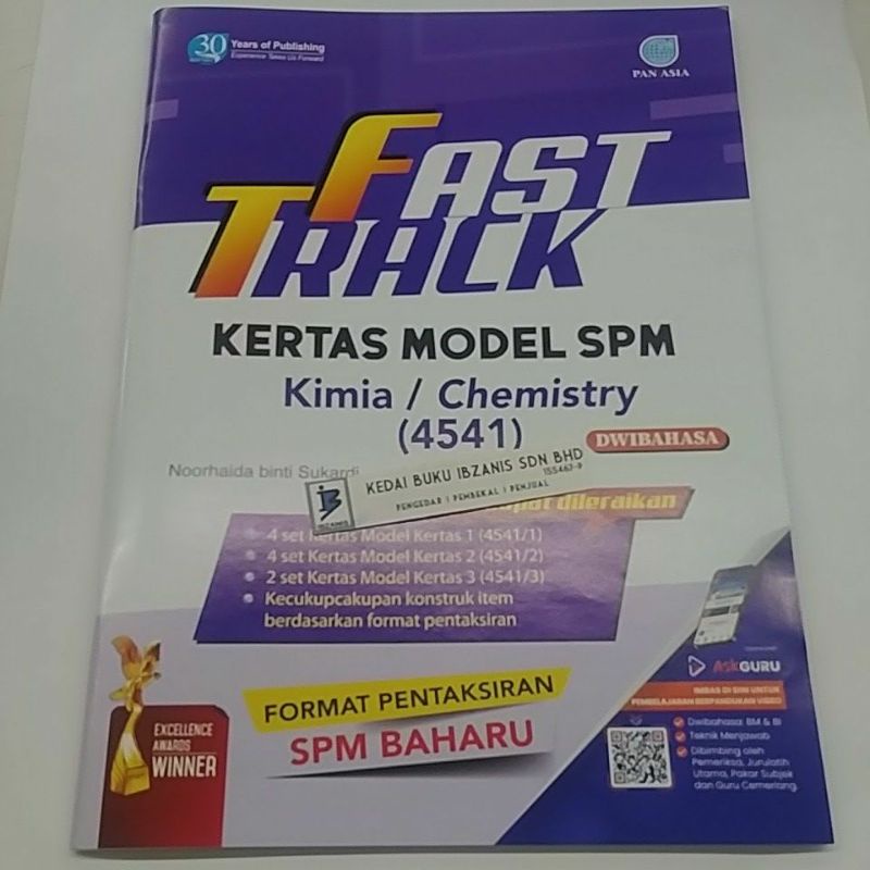 FAST TRACK kertas model spm kimia/chemistry (4541) | Shopee Malaysia