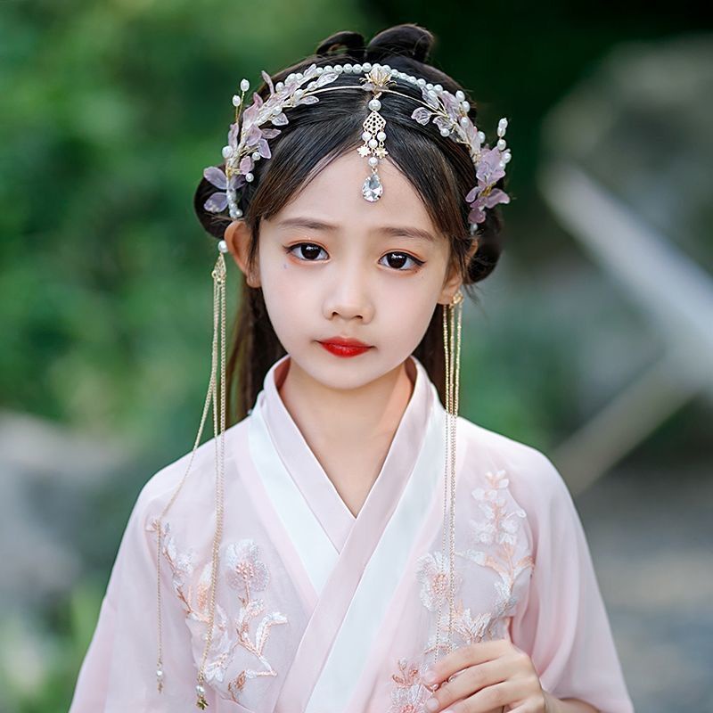 Girls Hanfu Headband Traditional Chinese Style Super Fairy Jewelry Hair ...