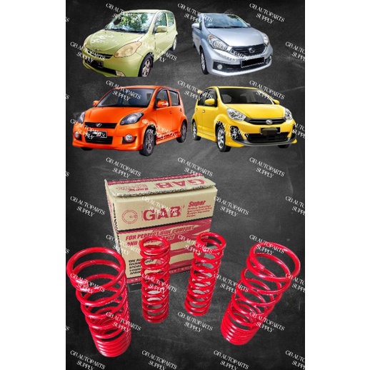 Gab Original Sport Spring Perodua Myvi EZI Myvi SE Myvi Lagi best Myvi ICON | Shopee Malaysia