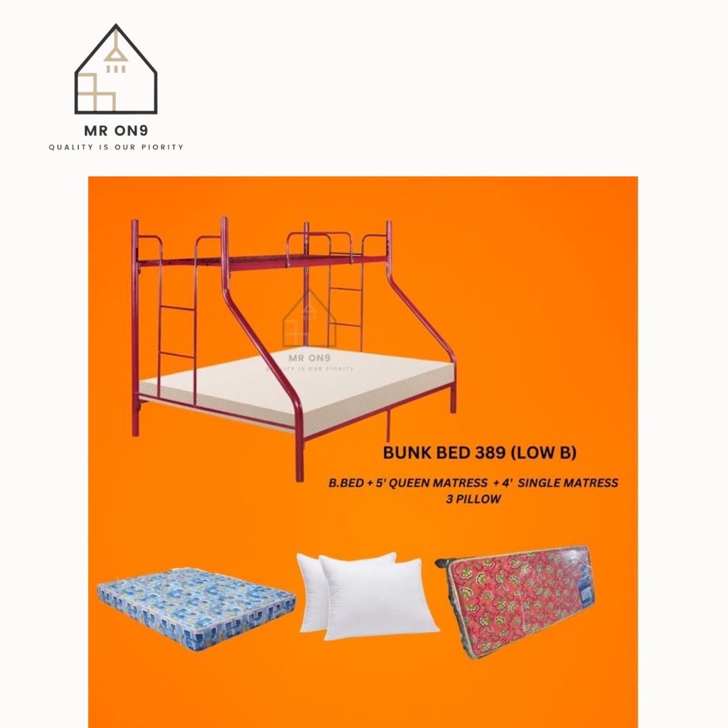 Katil Bunk / Bunk Bed / Double Decker / Metal Bunk Bed / Katil Dua ...