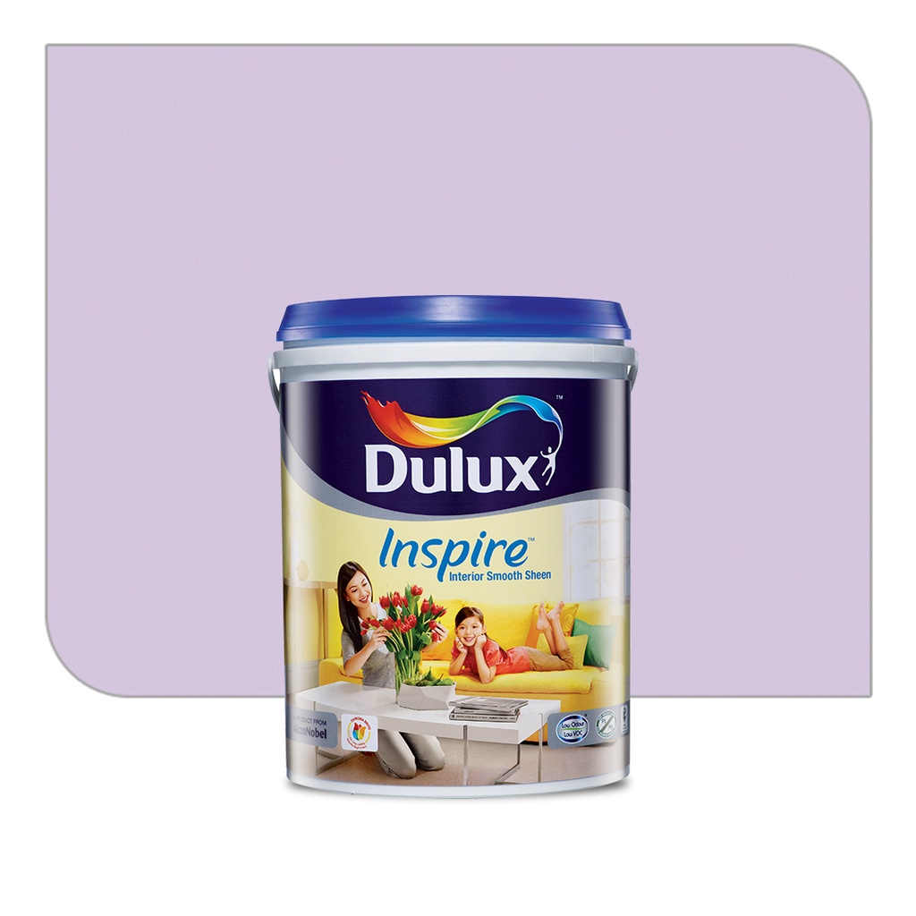 Dulux Inspire Interior Smooth Interior Wall Paint - Pastel Purple ...