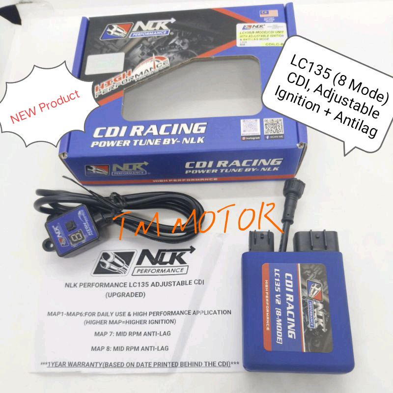 NLK Performance Power Tune Racing CDI (8 mode new)/(9 mode) (LC135 V1 ...