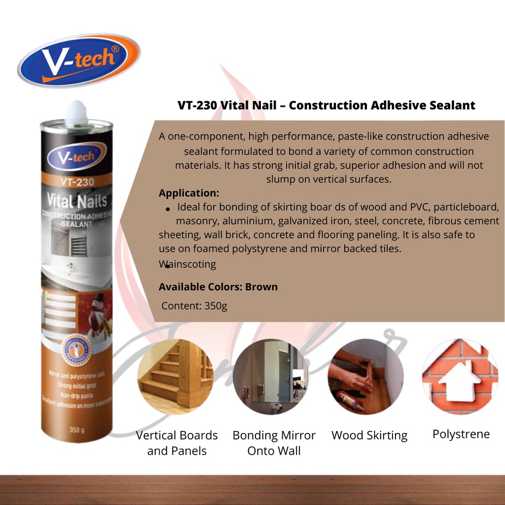 Vtech Acrylic Sealant | Silicone Sealant | Acetic Sealant | Neutral ...