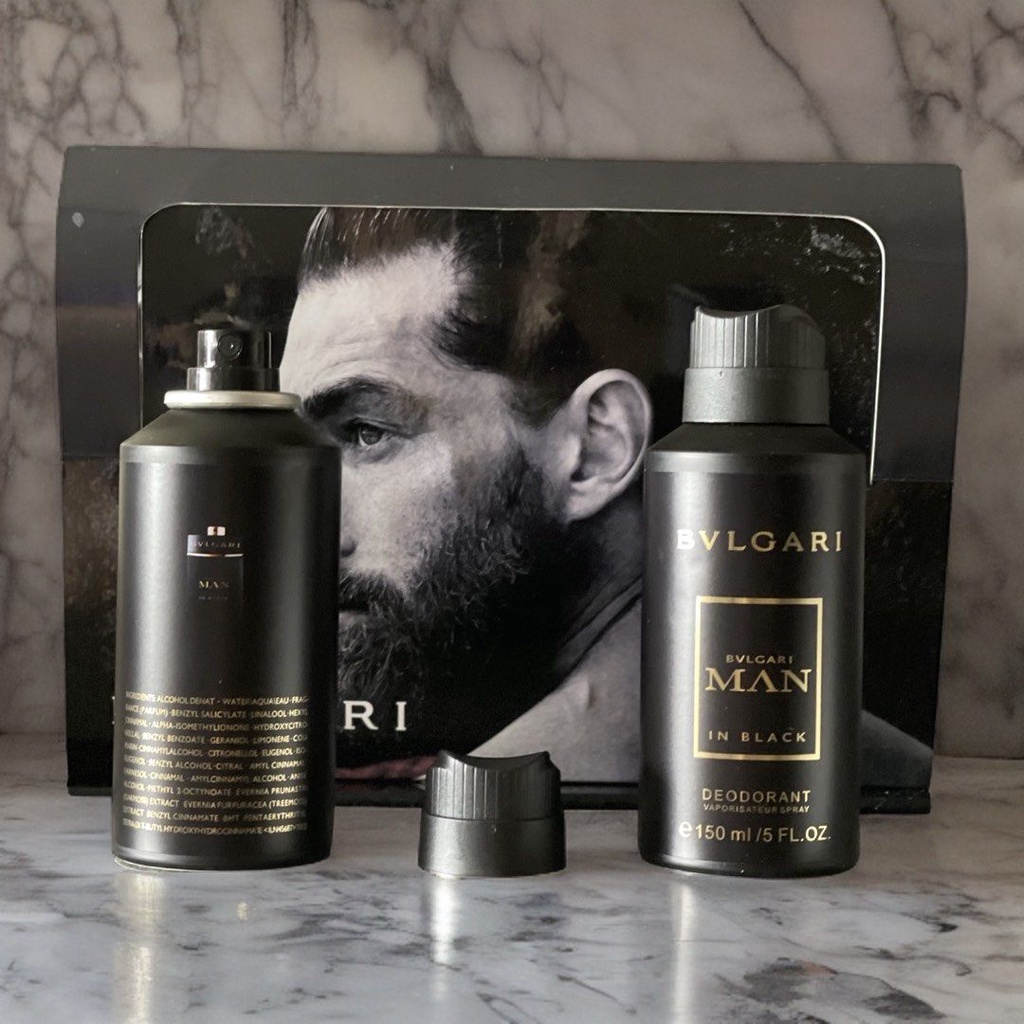 Bvl man in black Deodorant spray 150ml | Shopee Malaysia