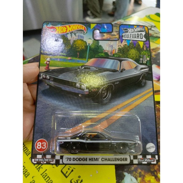 Hot Wheels Premium Card 70 Dodge Hemi Challenger/Premium Card/Mainline ...