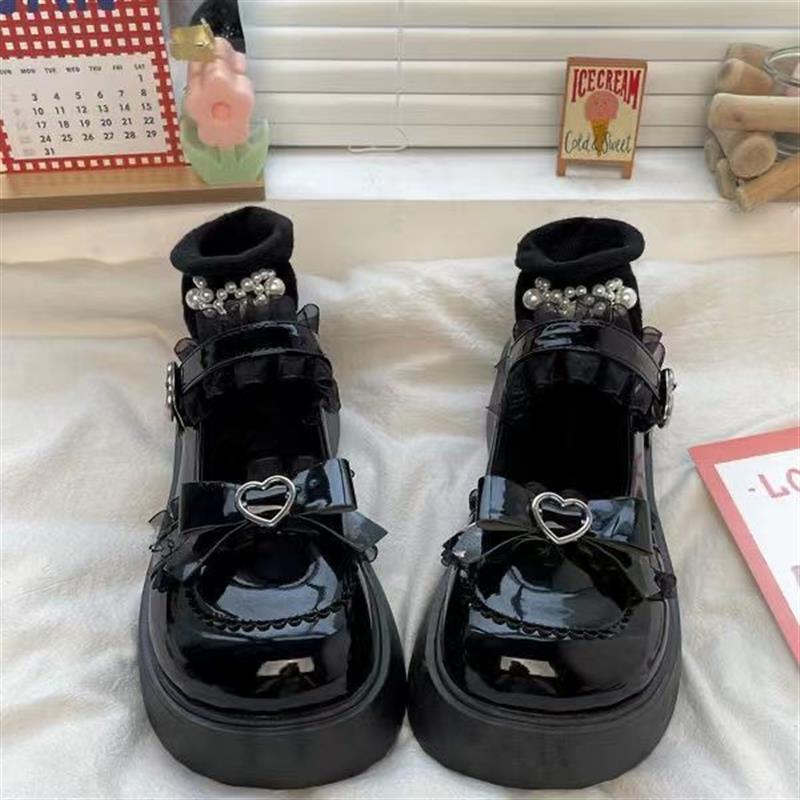 Japanese Sweet Shoes l lolita Big Toe Mary Jane Thick-Soled Small ...
