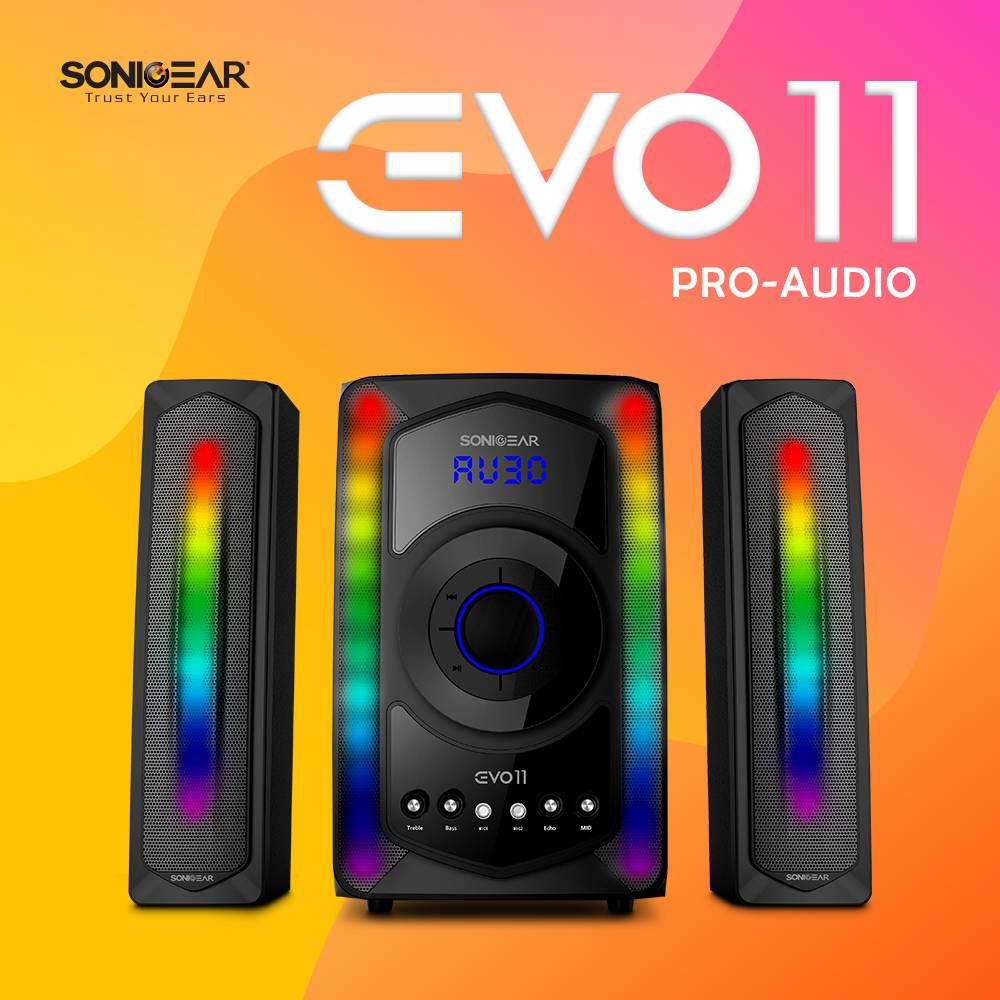 SonicGear EVO 11 Pro Audio Bluetooth Speaker with Extended Bass for ...