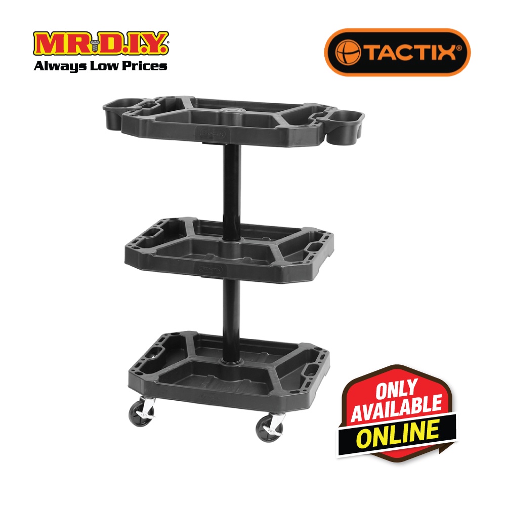 TACTIX Multi-Function Plastic Service Cart | Shopee Malaysia