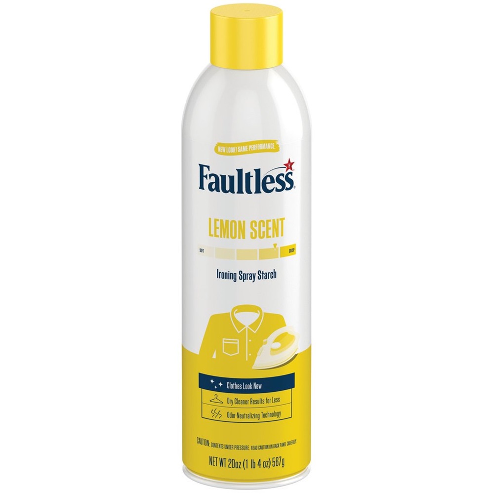 FAULTLESS LEMON SCENT IRONING SPRAY STARCH 567G | Shopee Malaysia