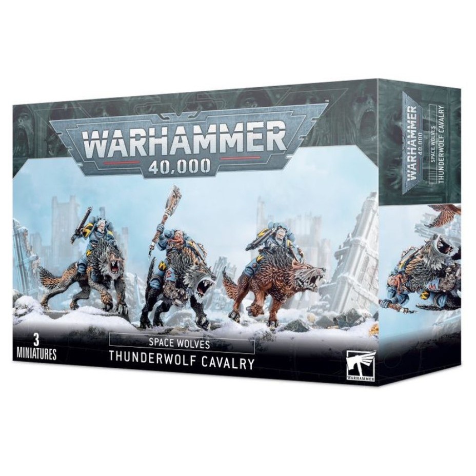 Warhammer 40K Adeptus Astartes Space Wolves Thunderwolf Cavalry ...