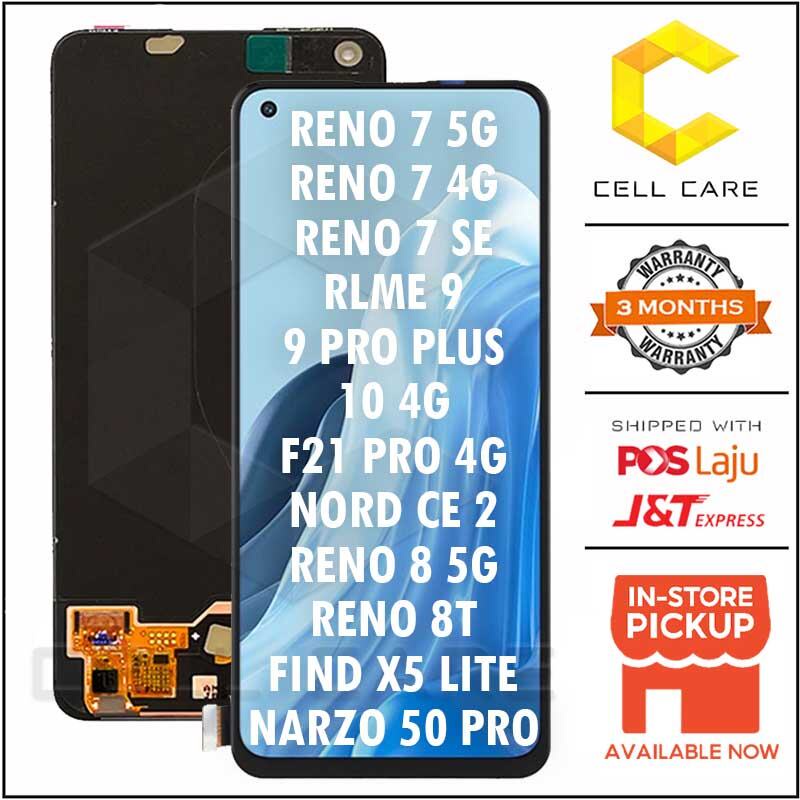 LCD Compatible For RENO 7 5G CPH2371 7 4G 7SE 5G 8 5G 8T REALM 9 PRO 10 NARZO 50 F21 PRO FIND X5 ...
