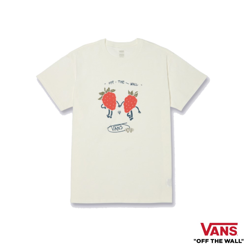 Vans Checkerboard Strawberry GFX Tee Women WHITE VN00091RFS81 | Shopee ...