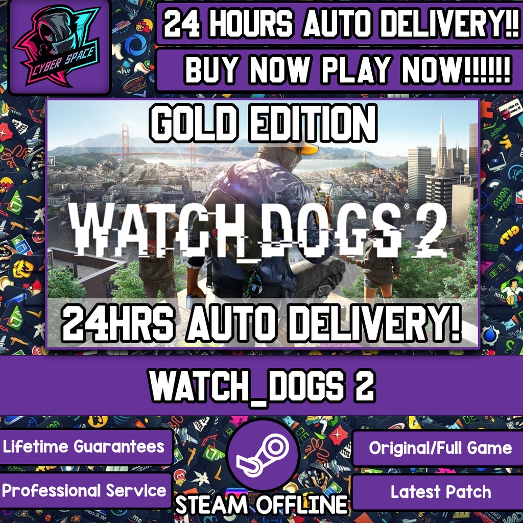 Watch Dogs 2 [Auto Delivery] [Steam Offline] Cyber Space PC Game ...
