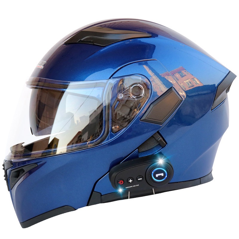 Latest style premium quality off-road moto racing full face smart ...