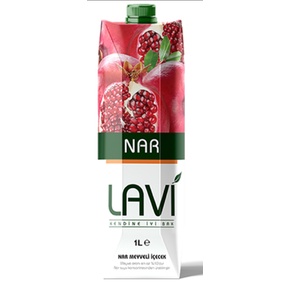 Pomegranate Drink 1L Natural Jus Fruit Juice Lavi 100% Natural Imported ...