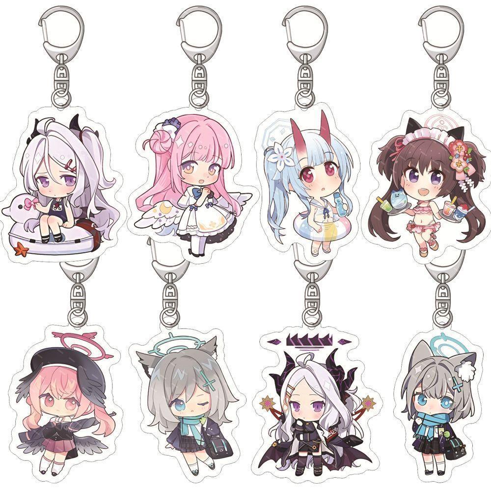 Keychain (18 styles available) Blue Archive Takanashi Hoshino Sunaokami ...