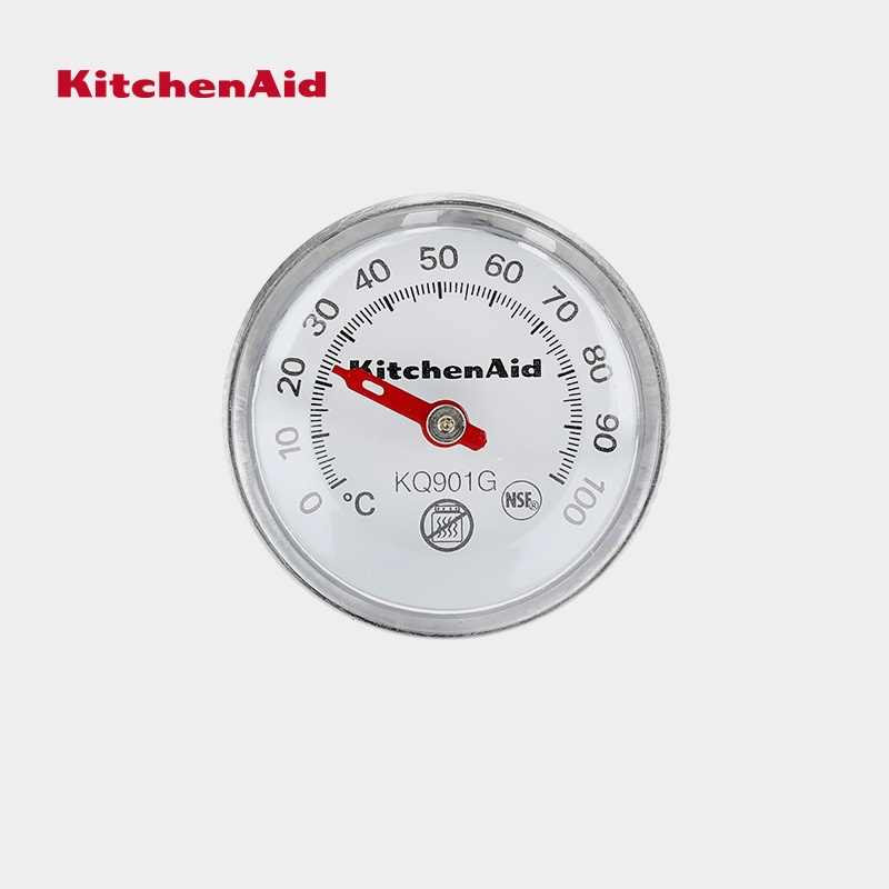 KitchenAid Stainless Steel Quick Read Meat Thermometer Probe - Black ...