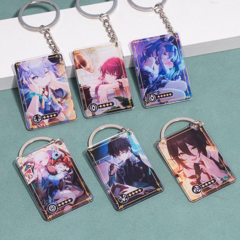 Keychain Honkai: Star Rail Kafka Silver Wolf Blade Clara Bailu Jingyuan ...