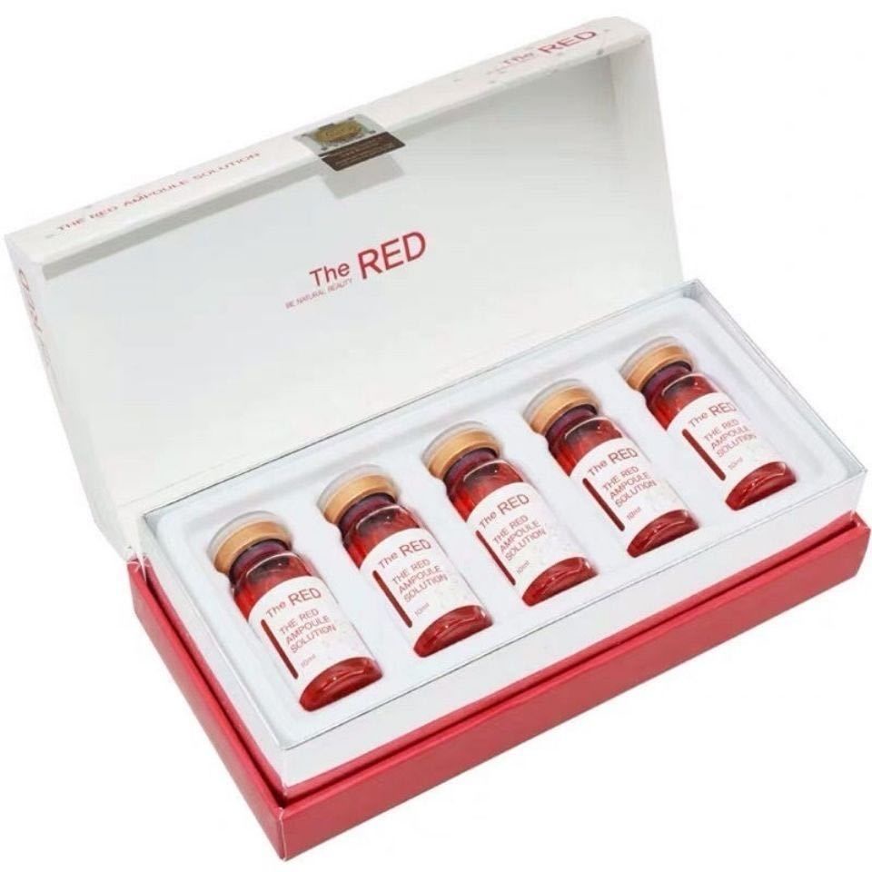 Red soluble fat, face, double chin, belly, thighs, and bowing to the ...