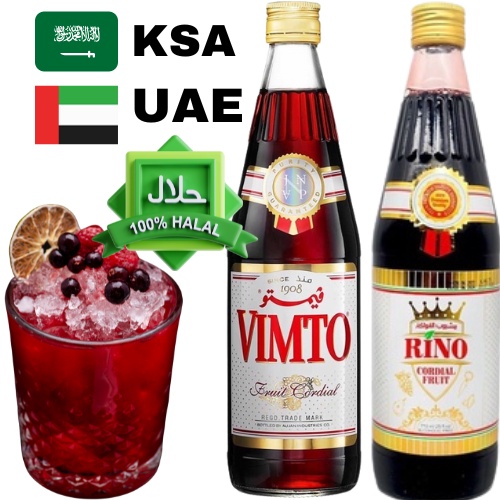 Vimto and Rino Fruit Cordial 710ml / Minuman Arab Sirap From Saudi ...