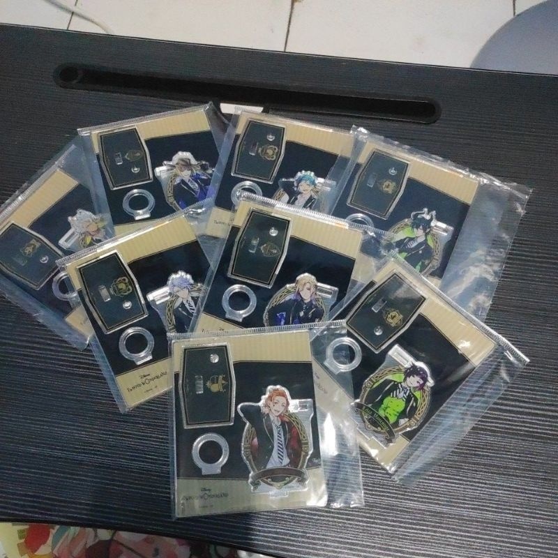 Twst / Twisted Wonderland Official 8cm Acrylic Pen Holder Standee Set ...