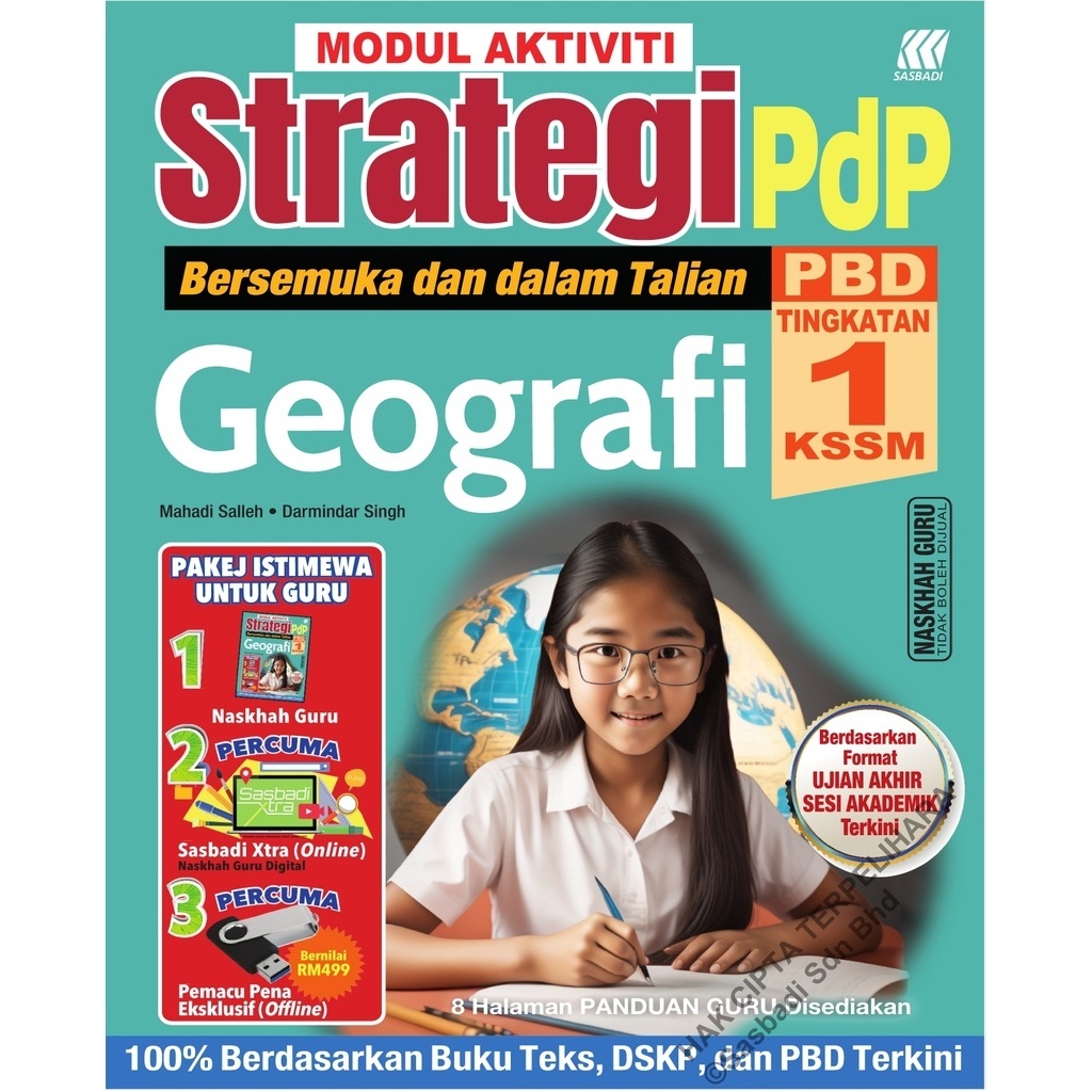 Sasbadi 2024: Modul Aktiviti Strategi PDP: Geografi Tingkatan 1 ( Edisi Murid ) BK24MGE1 ...