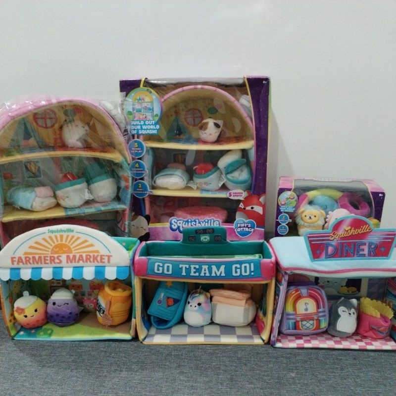 [Original] Squishville by Squishmallow Soft toy Play Set Girls Pretend ...