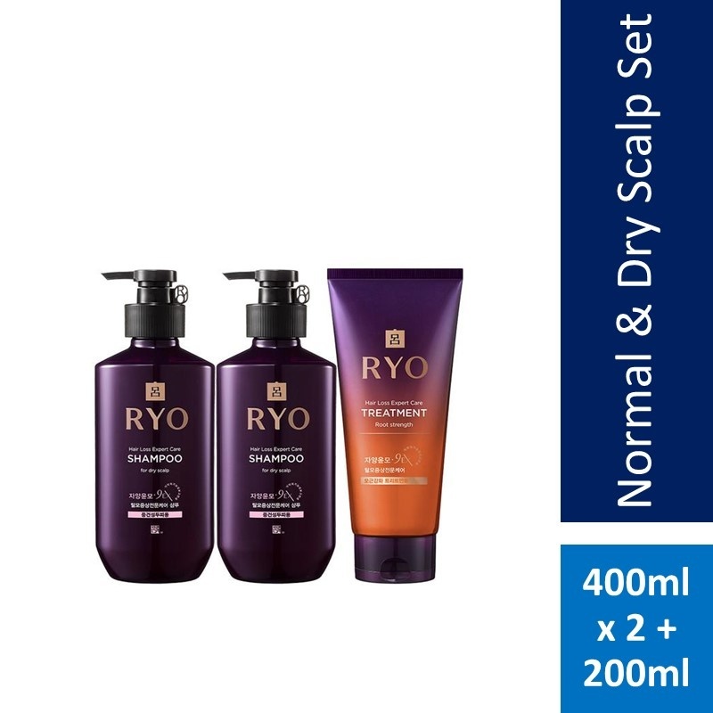 Ryo Hair Loss Expert Care Normal & Dry Scalp Set | Shopee Malaysia