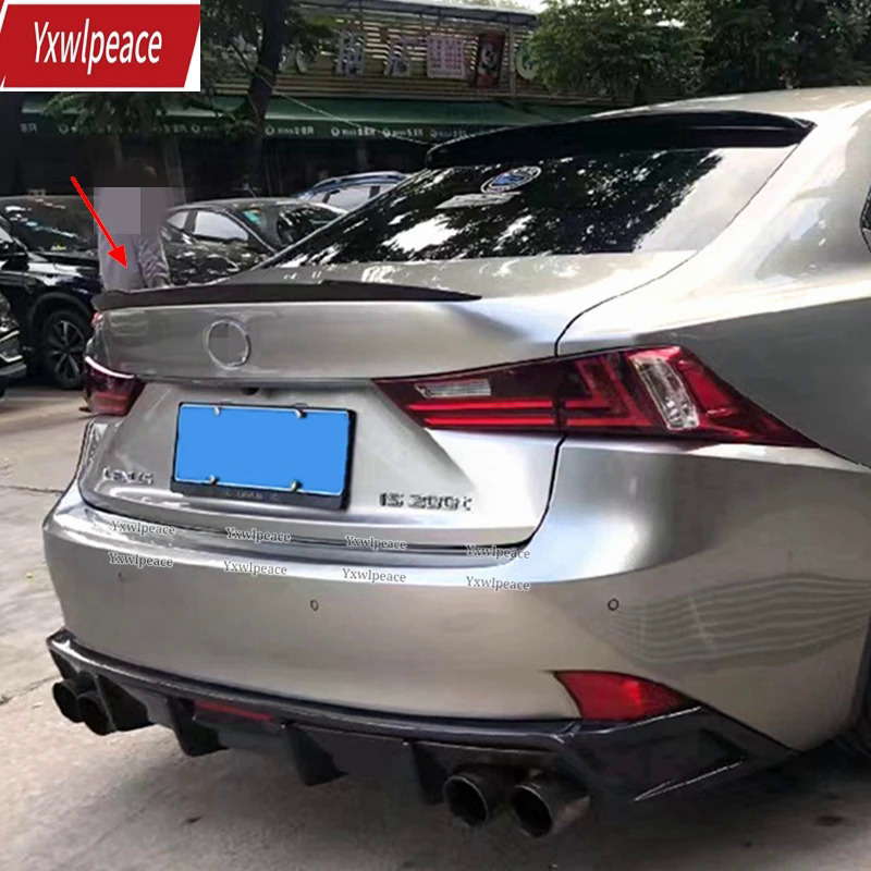 For Lexus IS Series Spoiler 2013 2014 2015 2016 2017 ABS Material ...