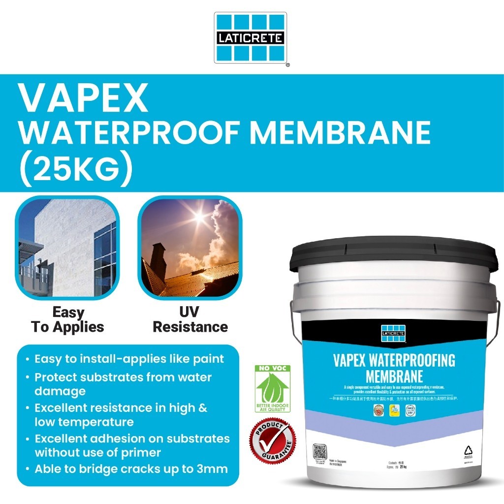LATICRETE Vapex Membrane Waterproofing 25KG | Shopee Malaysia