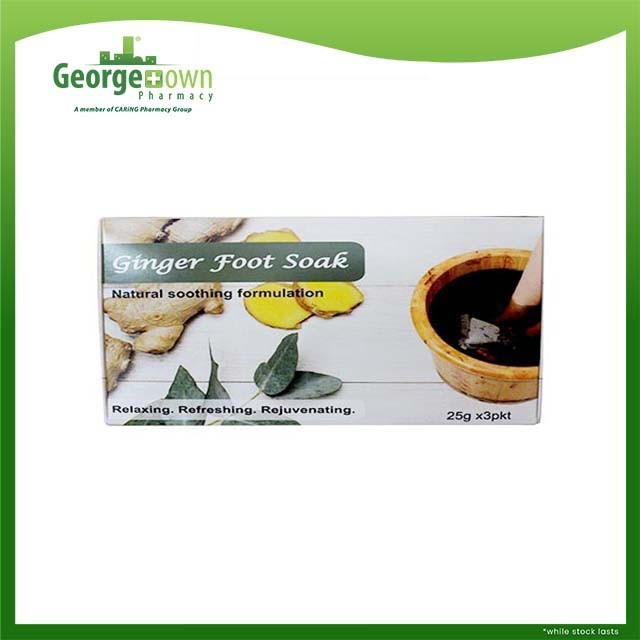 GINGER FOOT SOAK 25G X 3S | Shopee Malaysia