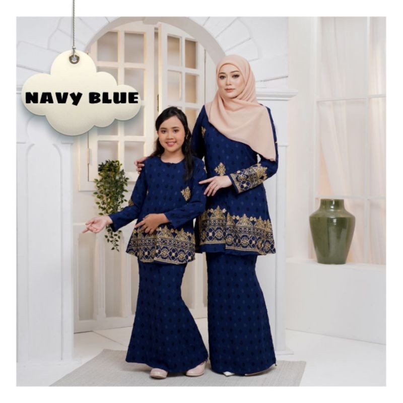 LaceGold Set Family Terbaru Hot Trending Ironless Baju Kurung Moden ...
