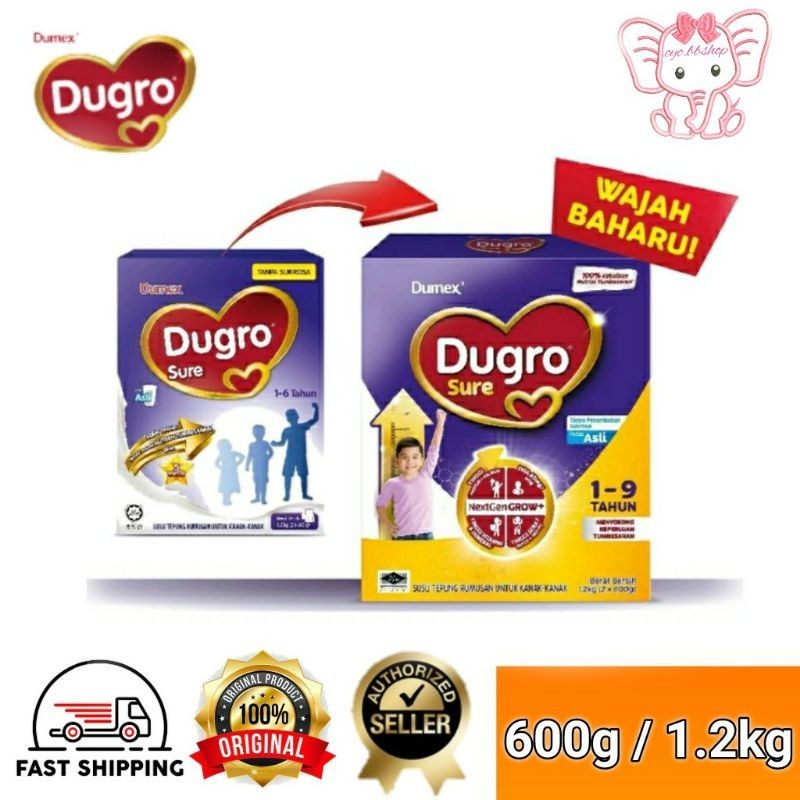Dugro Sure Asli 1-9Tahun 1.2kg | Shopee Malaysia