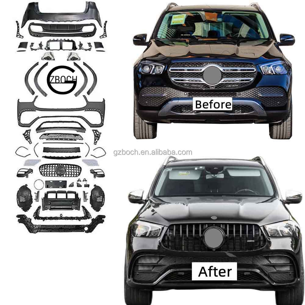 GZBOCH Body Kits For Mercedes Benz W167 V167 GLE53 AMG to GLE63 AMG Car ...
