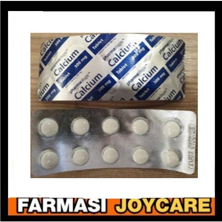 Pharmaniaga Calcium Lactate 300mg 10's / 1 strip (Exp: May 2025 ...