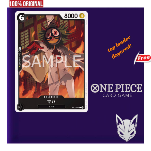 ORIGINAL 4x cards playset deck Maha Character OP07-089 C optcg one piece card | Shopee Malaysia