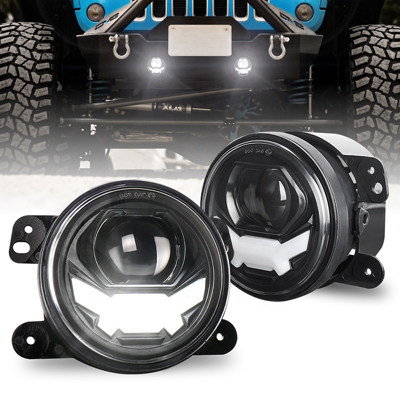 OVOVS Factory OEM 12V 24V Led Fog Lamp With DRL 4 Inch Projector Led ...