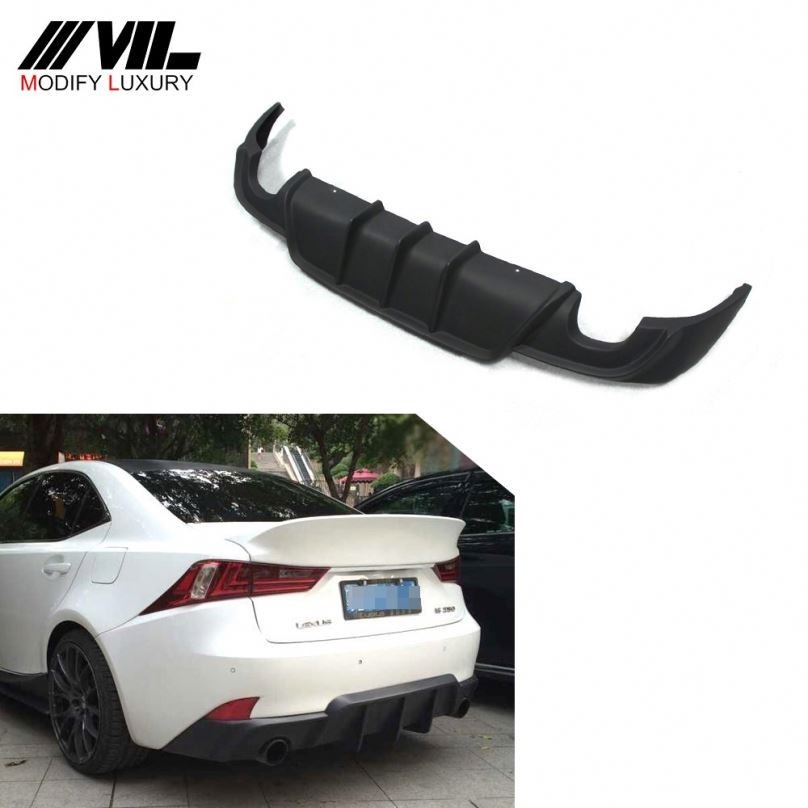 Rear Diffuser For Lexus IS250 IS300 F Sport PU Rear Bumper Lip IS250 ...