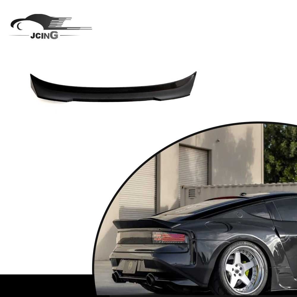 Pre-grey Dry Carbon Fiber Rear Trunk spoiler for Nissan 400Z | Shopee ...